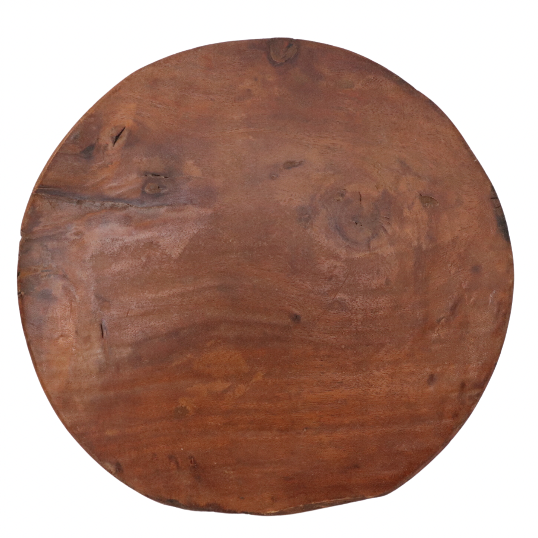 Vintage Chapati Board – Onyx and Linen